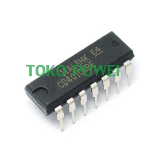 Jual CD40106BE CD 40106 BE CD40106 Inverter Schmitt Trigger DIP 14 Pin ...