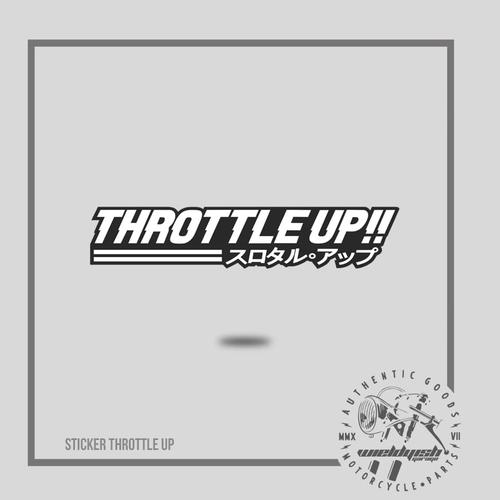 Jual STICKER STIKER Throttle Up visor helm - Kota Tangerang - WIELDYISH ...