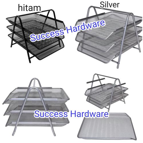 Jual ORGANIZER DOKUMEN 3 TINGKAT / LETTER TRAY RAK 3 SUSUN TEMPAT ...