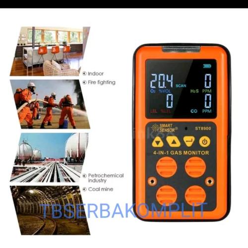 Jual SmartSensor ST8900 4in1 Multigas Detector ST8900 Gases Oxygen O2 ...