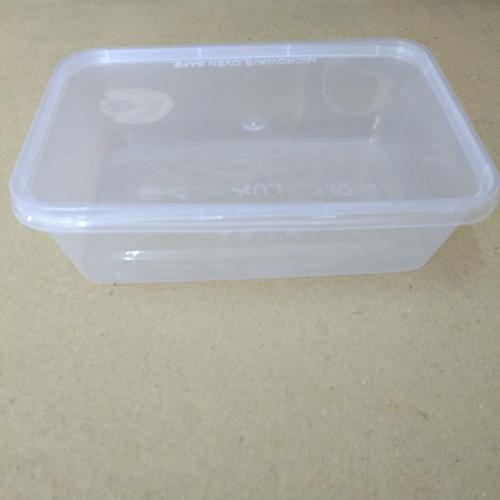 Jual Thinwall Rect 500 ml Kotak Plastik Lunch Snack Box Kemasan Makanan ...
