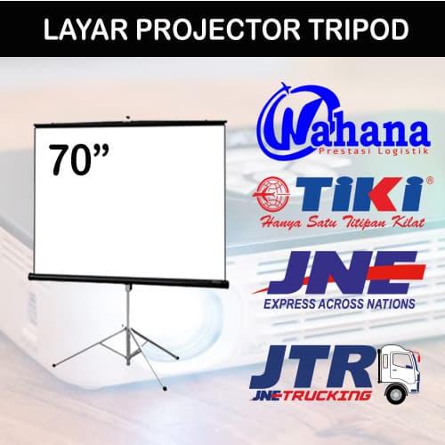 Jual Tripod Screen Projector / Layar Proyektor 70 Inch - Jakarta Pusat ...