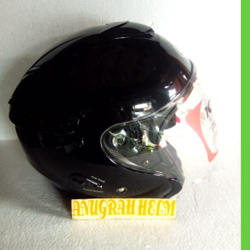 Jual helm kyt kyoto hitam polos - Jakarta Selatan - helmanugrah | Tokopedia