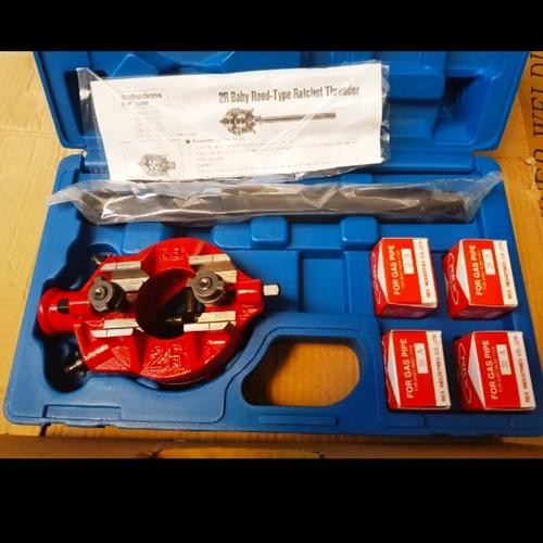 Jual REX 2R Baby Reed-Type Ratchet Threader Alat Senai Drat Pipa Manual ...