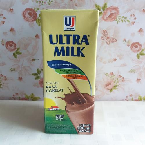 Jual Susu Ultra Milk Rasa Cokelat~200ml~Pengiriman Khusus Gojek/Grab ...
