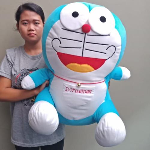Jual Boneka Jumbo 1 Meter Teddy Bear Panda Mini Mouse Doraemon Hello ...