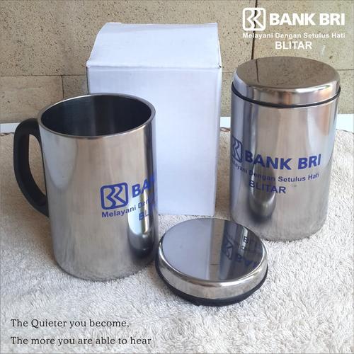 Jual Mug Full Stainless 320ml - Tinggi 12cm - Diameter 7cm - Genesys ...