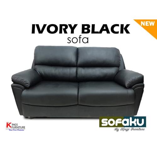 Jual IVORY Black-White Sofa Empuk Busa Silicon Modern Minimalis Sofaku ...