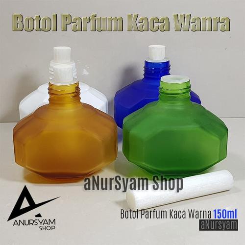 Jual Botol Parfum Kaca 150ml Warna Free Spon / Botol Parfum Warna Segi ...