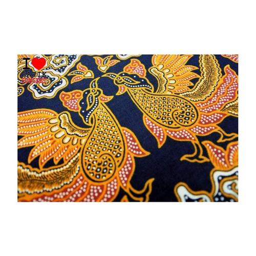 Jual Katun garuda soga hitam bahan kain batik print halus premium ...