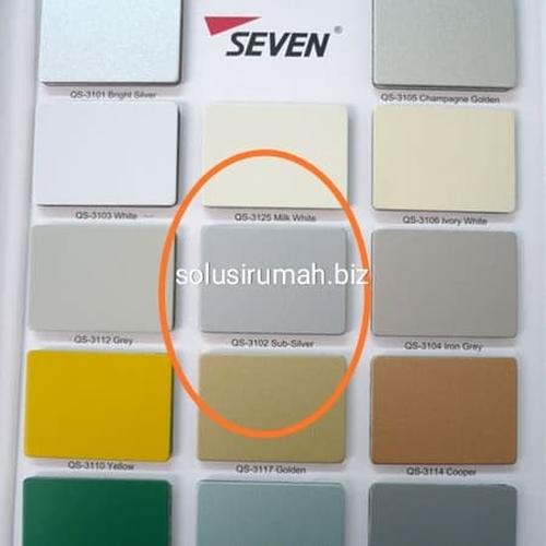 Jual ALUMINIUM COMPOSITE 4MM*ACP SUB SILVER 122*244 PE STD SEVEN L QS ...
