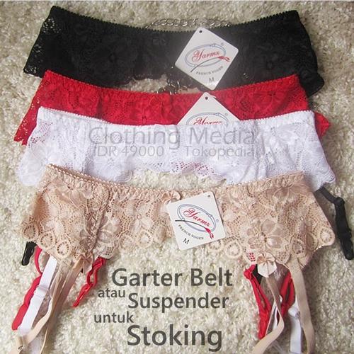 Jual Sexy Garter Belt Untuk Stoking Suspender Lingerie Renda Kualitas ...