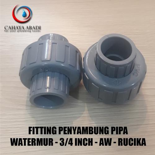 Jual FITTING - WATERMUR - 3/4 INCH - AW - RUCIKA - UNION SOCKET - Kab ...