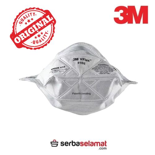 Jual Masker debu/ Masker Polusi/Maker Udara/Masker Motor 3M VFlex9105 ...