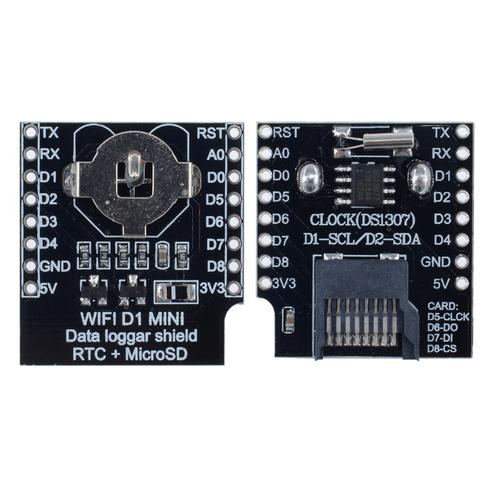 Jual DIYMORE | Micro SD Wemos D1 Mini Data Logger Shield RTC DS1307 ...