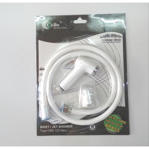 Jual SEMPROTAN TOILET / JET SHOWER TOILET PUTIH CELLO - Jakarta Pusat ...