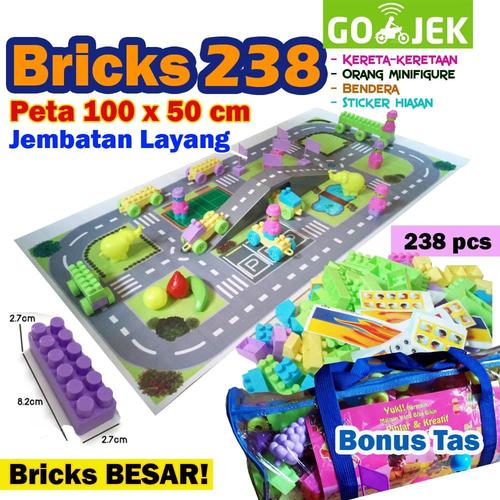 Jual Lego Block Besar + Jalanan Lego (Maps) - 238 Pcs - Jakarta Barat ...