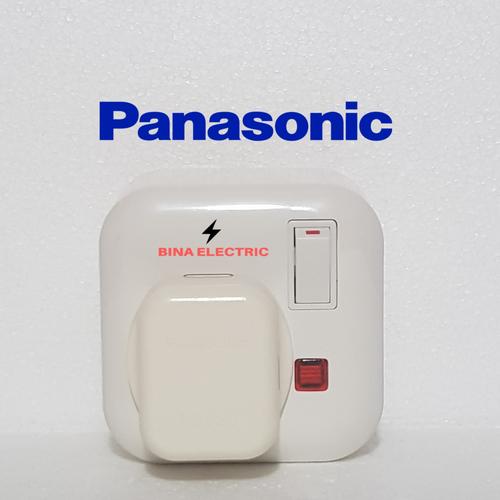 Jual Stopkontak AC Panasonic + Steker AC Panasonic 1 Set WBJ1214W-3K ...