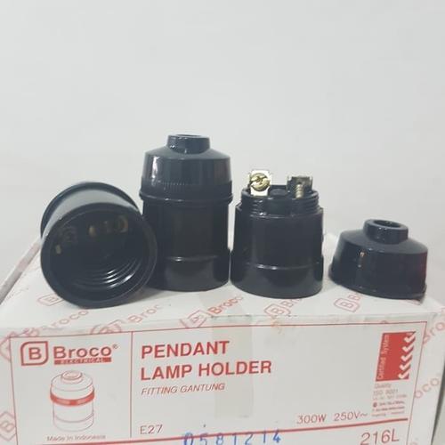 Jual Fitting Lampu Gantung BROCO Fiting Gantung E27 Broco - Jakarta Pusat - robinson led | Tokopedia