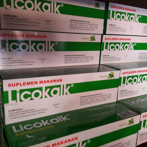 Jual Grosir Obat murah / Suplemen makanan Licokalk - Kota Surakarta ...