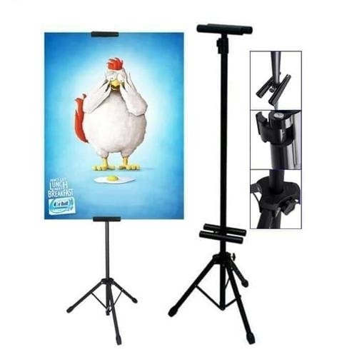 Jual Standing Rangka Tiang Stand Benner Tripod Tripot Banner 2 sisi ...