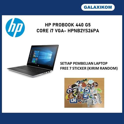 Jual HP PROBOOK 440 G5 CORE i7 VGA with WIN 10PRO64 free sticker ...