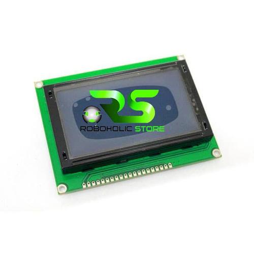 Jual LCD Graphic 128x64 background biru pixel putih - Kab. Sidoarjo ...