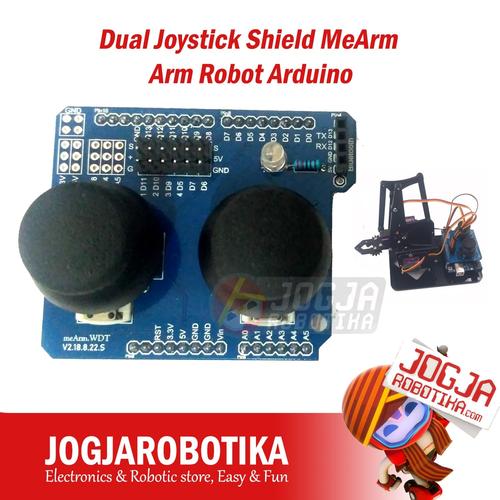 Jual Dual Joystick Shield MeArm Arm Robot Arduino - Kab. Sleman ...