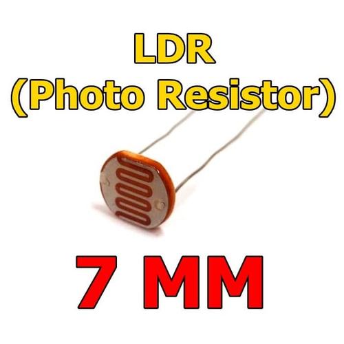 Jual LDR besar 7mm Photo Light Sensitive Resistor Sensor cahaya 7 mm ...