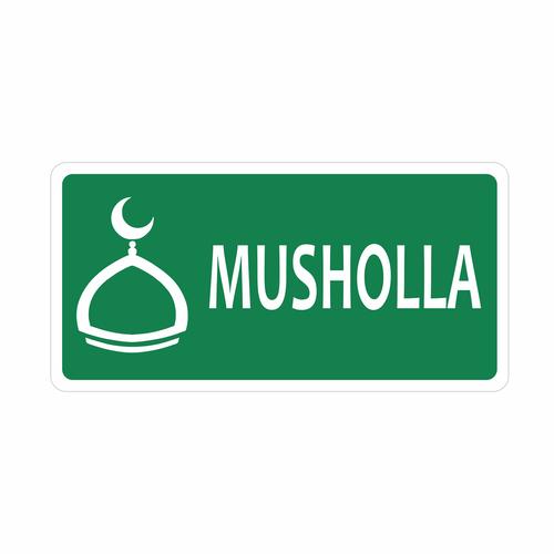 Jual Rambu - Sign Musholla 15cm x 30cm Acrylic / Akrilik - Kota Bandung ...