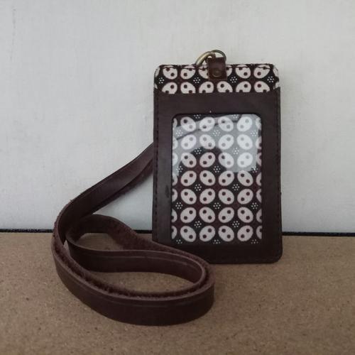 Jual Name tag id card holder kulit motif batik - Kab. Sleman - tas ...