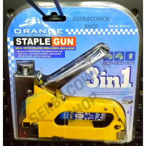 Jual Orange Mesin Staples Gun 3 in 1 Staple Gun Tembak Jok Serbaguna ...