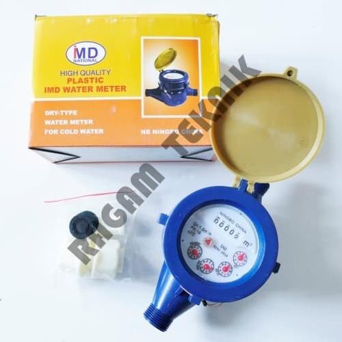Jual Meteran Air Plastik IMD Water Meter 1/2 Nylon PVC PDAM SNI anti karat - Kota Bandung ...