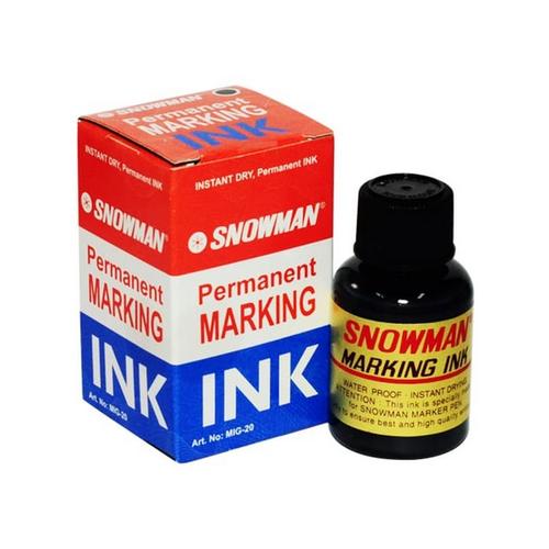 Jual Tinta Spidol Permanent Snowman / Tinta Spidol Marking Ink Snowman ...