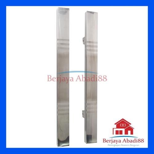 Jual Handle Pintu / Gagang Pintu Kaca Tembus Kotak Model 3080 - Kota ...