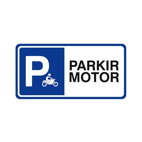 Jual RAMBU LALU LINTAS PARKIR MOTOR - 25X50CM SIGNAGE - Kota Bandung ...