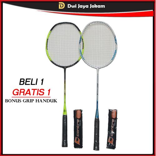 Jual Beli 1 Dapat 2 Raket Bulutangkis Badminton Bonus Grip - Kota ...