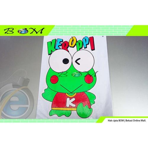 Jual sticker stiker gambar cartoon kartun keropy keropi kodok katak m6 ...