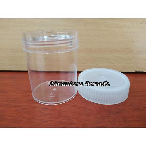Jual Urine Container 60 ml Non Label Sample / Specimen Container Isi ...