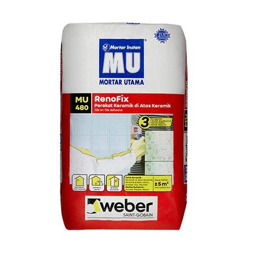 Jual MU 480 MORTAR UTAMA SEMEN INSTAN PEREKAT KERAMIKDI ATAS KERAMIK MU ...