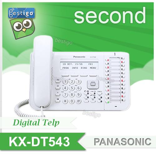 Jual KX-DT543 Telepon Digital Panasonic Large Display Second - Putih ...