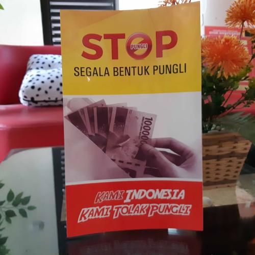 Jual Stiker Stop Pungli - Kab. Sleman - Sahabat Sejasa | Tokopedia