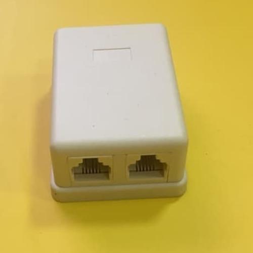 Jual Terminal / Roset Telepon RJ-11 2 Port / 2 Lubang - Kota Surabaya ...