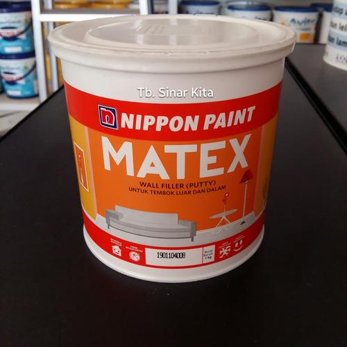 Jual Plamir | Dempul Tembok | Wall Filler (Putty) 1kg - MATEX - Kota ...