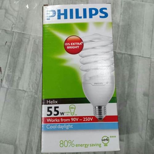 Jual Philips Lampu Spiral jumbo 55W,Helix 55watt - Tanpa Buble - Kota ...