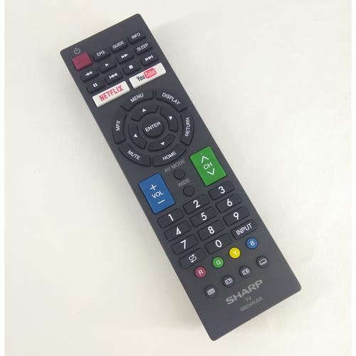 Jual Remot Remote TV Sharp Aquos LCD LED Smart TV GB234WJSA Original ...