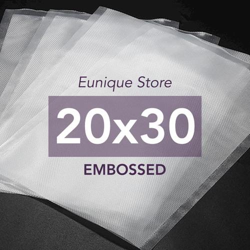 Jual Embossed Vacuum Bag 20x30 cm / Plastik Vakum Emboss / Vacum Sealer ...