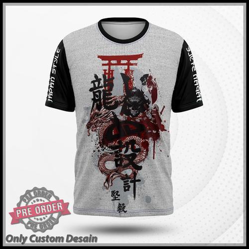 Jual Tshirt Baju Kaos Japan Style Custom Fullprint Desain Custom - Kota ...