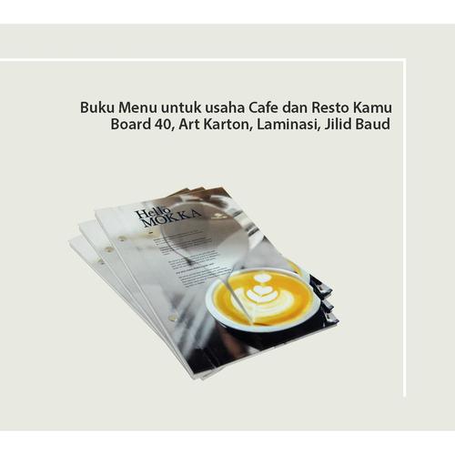 Jual Cetak Buku Menu Jilid Baud Isi 6 - Jakarta Barat - M JKT PRINTING ...