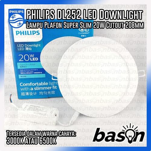 Promo PHILIPS DL252 20W D208 - LED Downlight Super Slim with external ...